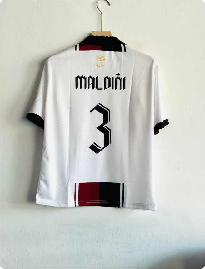ACMILAN RETRO SPECIAL KIT MALDINI FIVESLEEVE POLO – Thayyil Sports